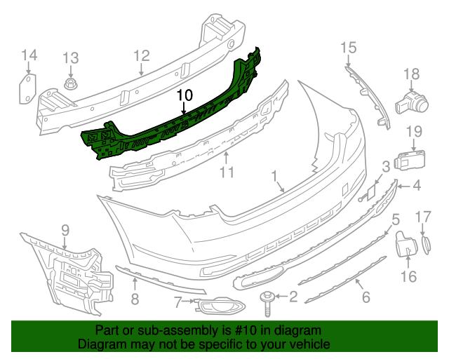 Genuine BMW 51-12-7-357-144 | Center Support | FREE Shipping on Most ...