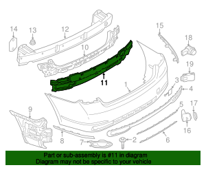 2016-2019 BMW Rear Guide 51127357142 | OEM Parts Online