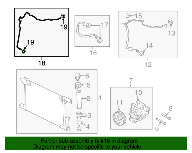 2012-2019 Nissan Liquid Line 92440-1HK0A | OEM Parts Online