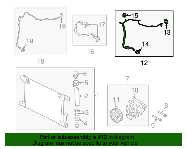 92480-9KB0A - Suction Hose 2011-2019 Nissan | Nissan Parts ...