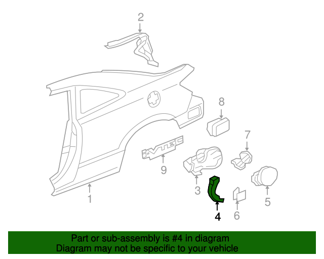 74482-SVA-A00 - Cover Fuel Adapter - 2006-2011 Honda Civic | Honda ...