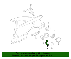 74482-SVA-A00 - Cover Fuel Adapter - 2006-2011 Honda Civic | Honda ...