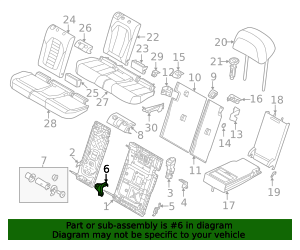 Genuine BMW 52-20-7-444-857 | Seat Hinge | FREE Shipping on Most Orders ...