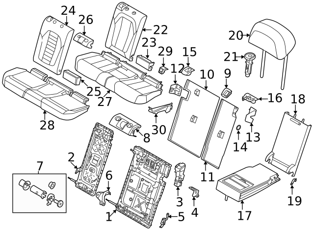 52-20-7-499-781 - Trim panel rear panel 2020-2024 BMW | AutoNation Parts
