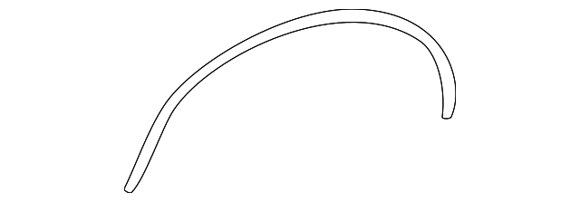 75696-35020 - Pad, Rear Wheel Opening Extension, No. 1 - 1998-2004 ...