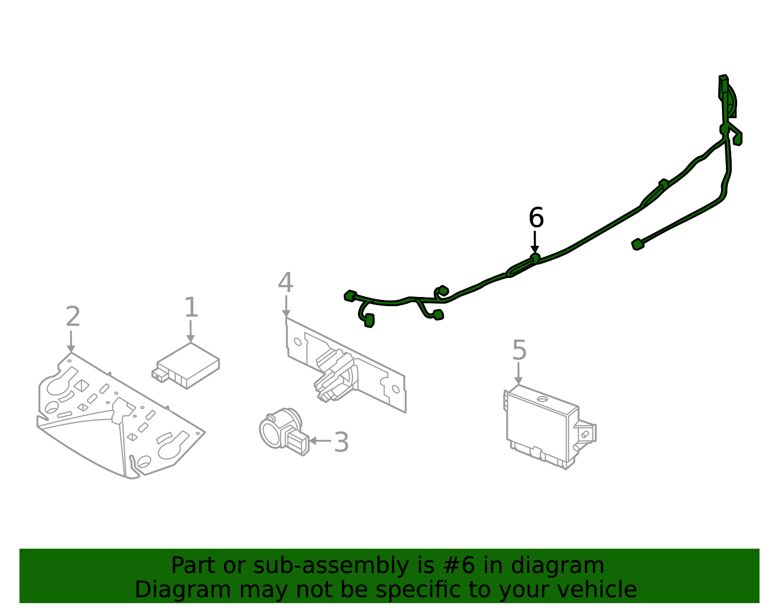 24093-6RR0A - Sensor Harness 2021-2023 Nissan Rogue | Nissan Parts ...