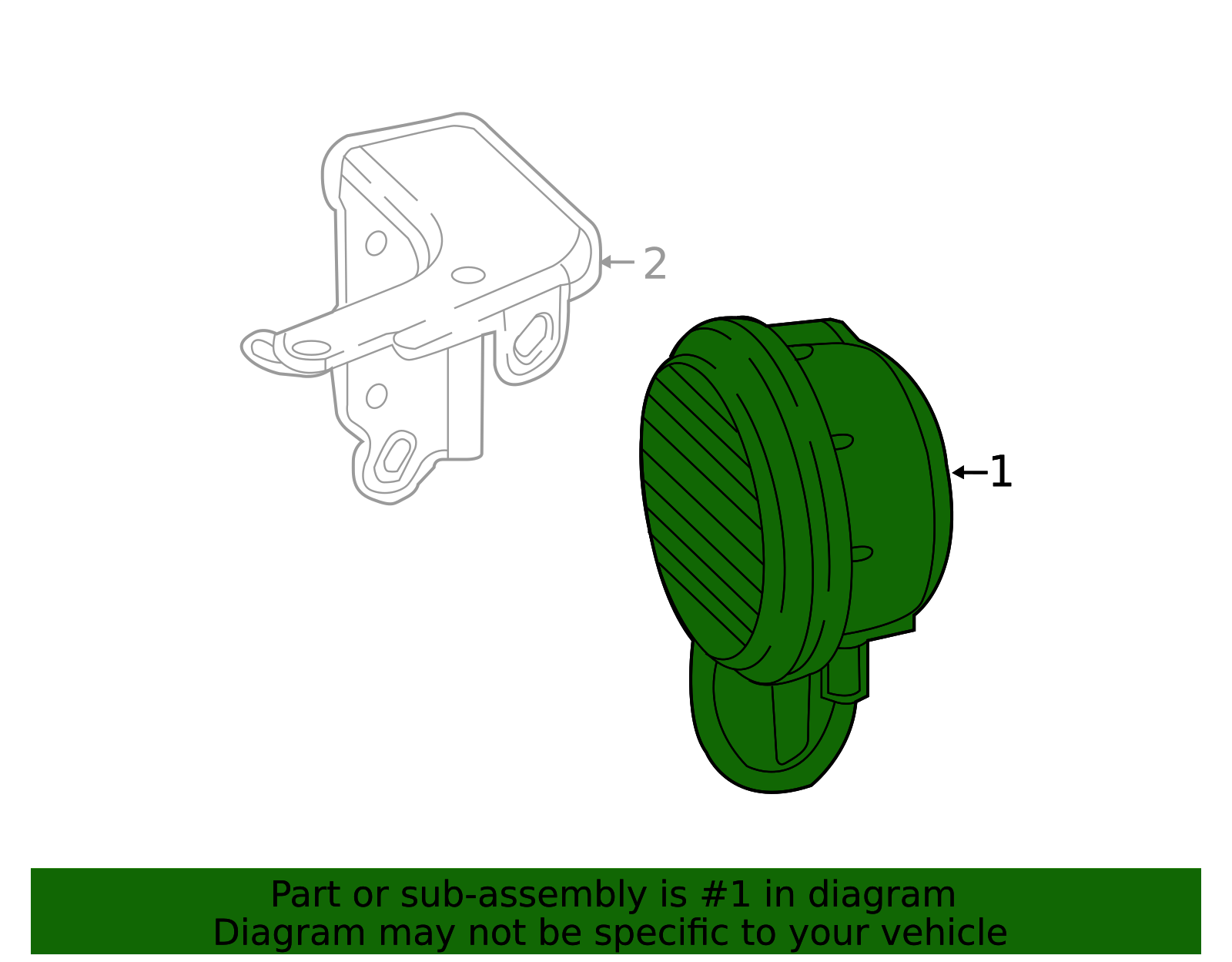 37450-T3V-A11 - Hybrid / Electric Vehicle Sound Alert Speaker 2017-2019 ...