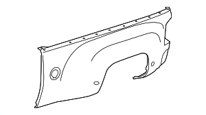 2014-2019 Chevrolet Passenger Side Pickup Box Outer Side Panel 20993964 ...