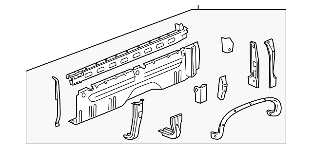 2015-2019 GM Inner Panel 84244076 GM | GMPartsDirect.com