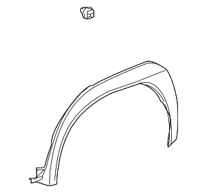 75605-76010 - Wheel Opening Molding For 2019-2025 Lexus | Lexus OE Parts