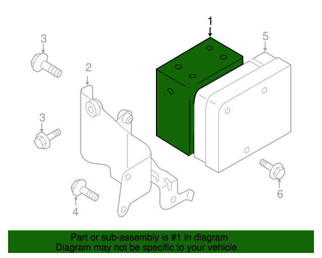 2009-2011 Mazda Tribute ABS Control Unit ZZEA-43-7A0 | OEM Parts Online