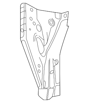 58376-08030 - Rear Body Reinforcement 2021-2023 Toyota Sienna | Longo ...