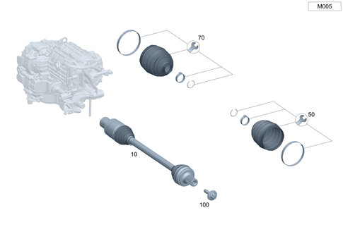 Axle Shaft for 2024 Mercedes-Benz EQB 350 | Mercedes-Benz USA Parts