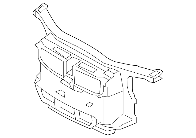 51647058594 - 2006-2013 BMW Radiator Support (51-64-7-058-594) | BMW of ...