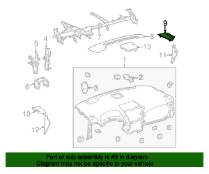 2010-2015 Lexus RX350 Side Panel 55317-0E020-C0 | OEM Parts Online