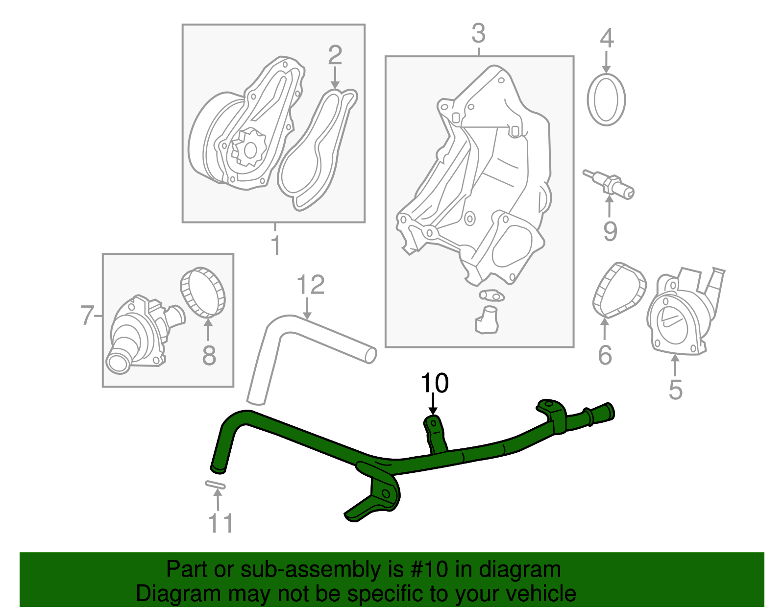 19510-RX0-A01 - 2012-2015 Honda Civic - Pipe Heater | Genuine Honda Parts