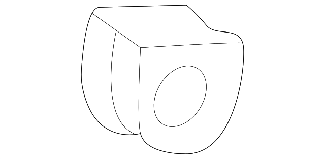 48815-35100 - Suspension Stabilizer Bar Bushing (Front) - 1996-2002 ...