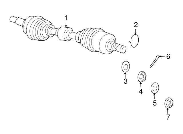 Shaft 52123890AA | Mopar Estores