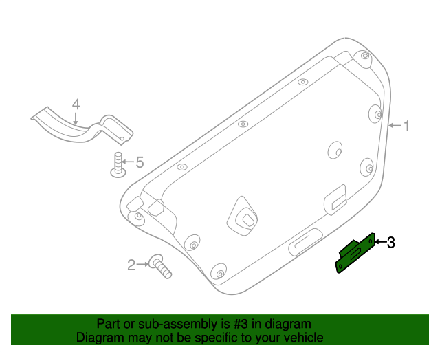 2016-2021 Nissan Maxima Pull Handle 90940-AR000 | OEM Parts Online