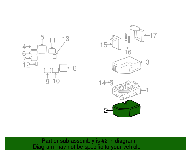2003-2006 Toyota Lower Cover 82663-52040 | OEM Parts Online