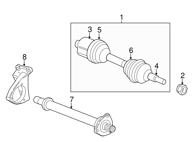 25937980 - OEM GM Intermed Shaft | GMPartsCenter.net | GM Parts Center