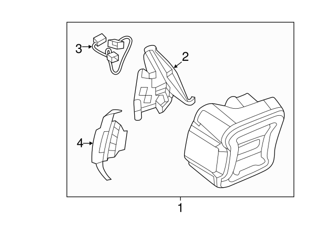 2018-2020 Jeep Wrangler Wire Harness - Driver's Side (LH) 68376507AA ...