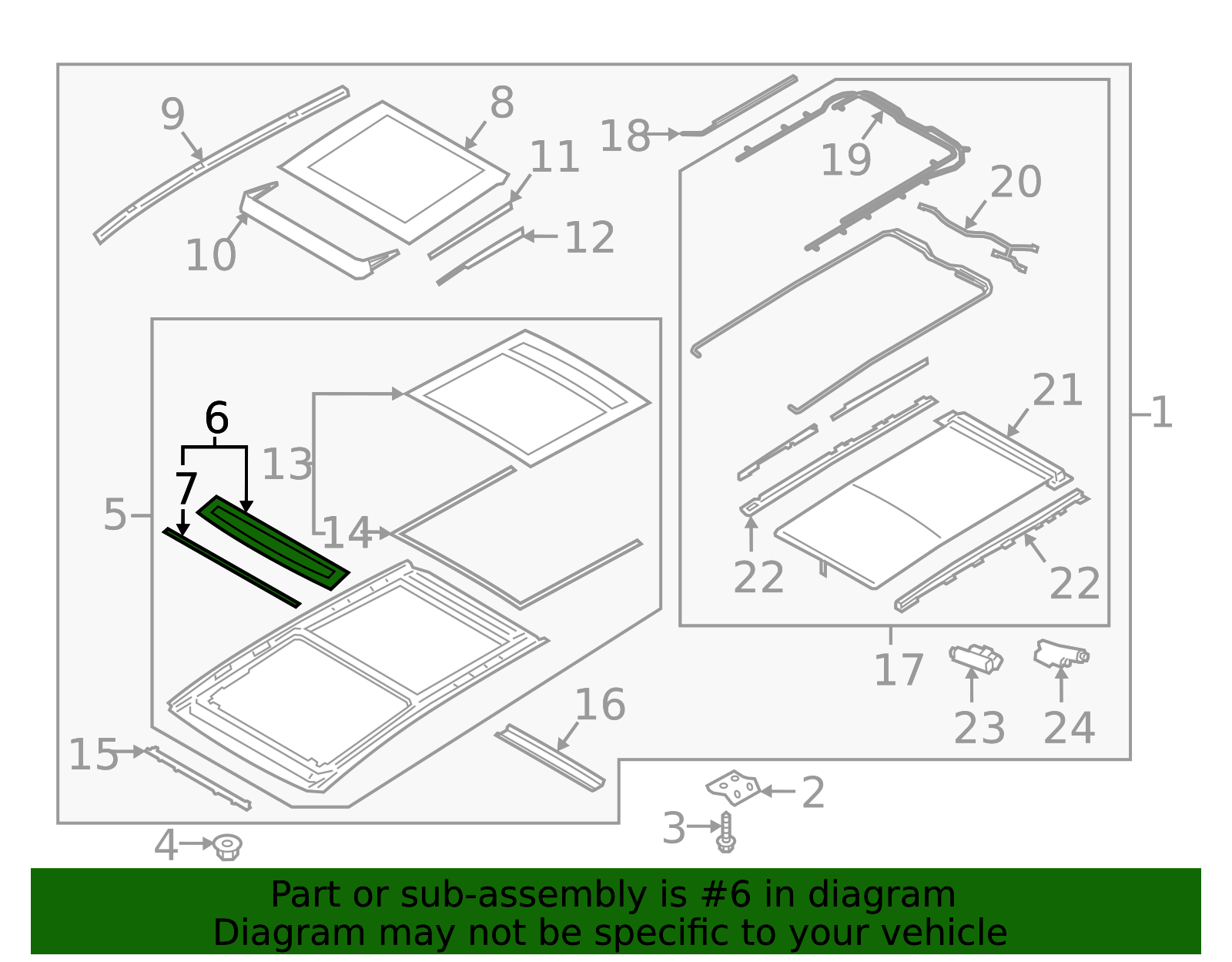 2019-2023 Hyundai Santa Fe Fixed Glass 81620-S1000 | OEM Parts Online