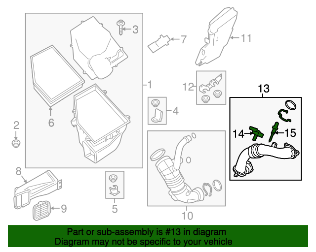 Genuine BMW 13-71-8-601-684 | Air Tube | FREE Shipping on Most Orders ...