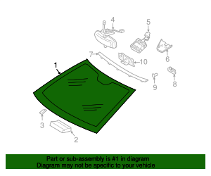 209-670-06-00 - Windshield 2005-2009 Mercedes-Benz | Mercedes-Benz USA ...