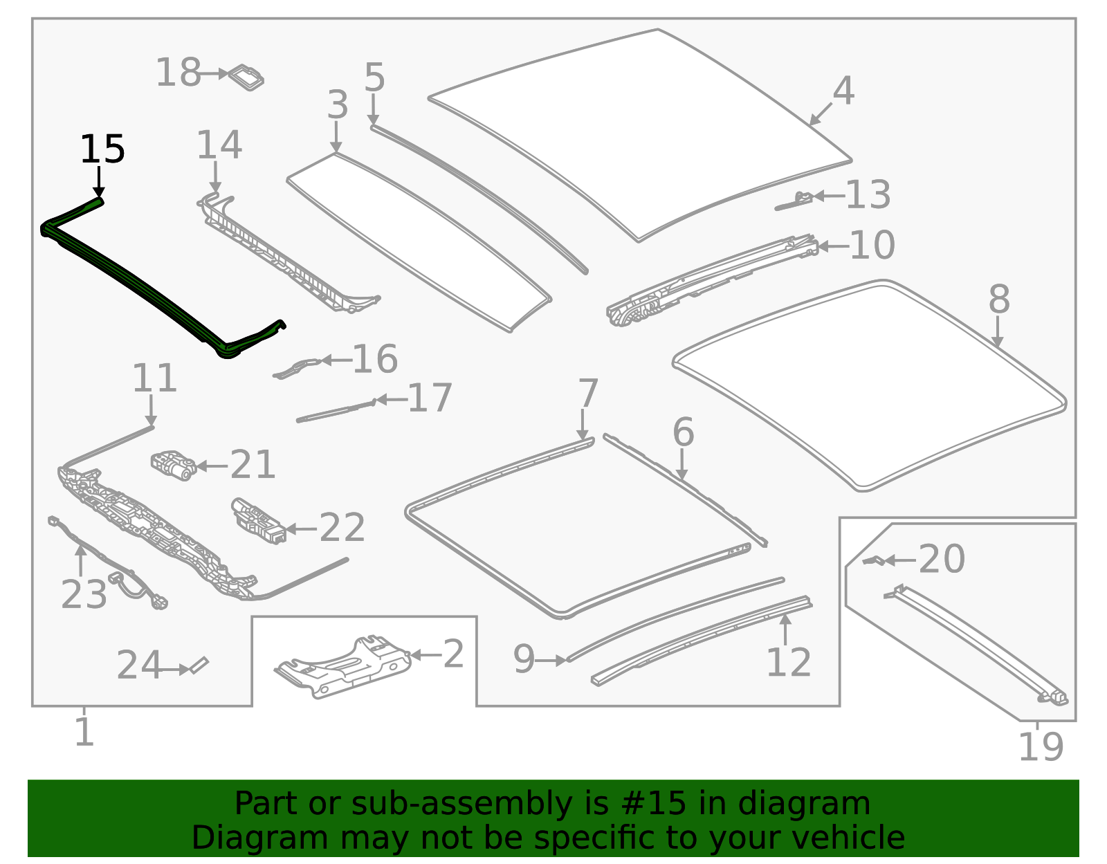 2017-2024 Mercedes-Benz Sunroof Deflector 213-780-29-00 | Retail ...