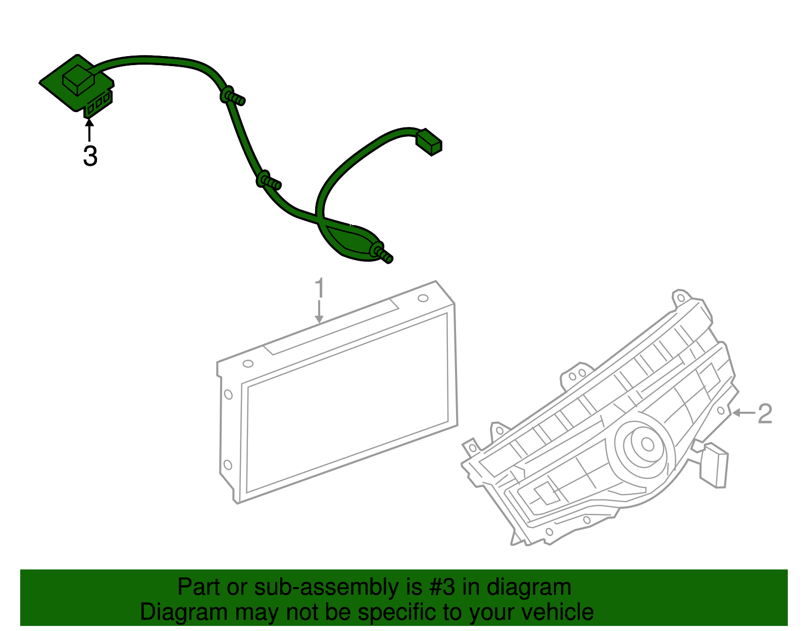 2013-2020 Nissan Pathfinder GPS Antenna 25975-9PF0A | QuirkParts