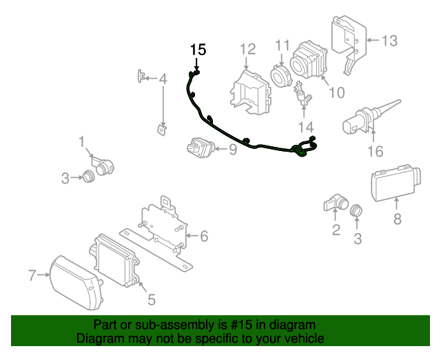 61129395453 - 2017-2023 BMW Harness (61-12-9-395-453) | BMW of South ...