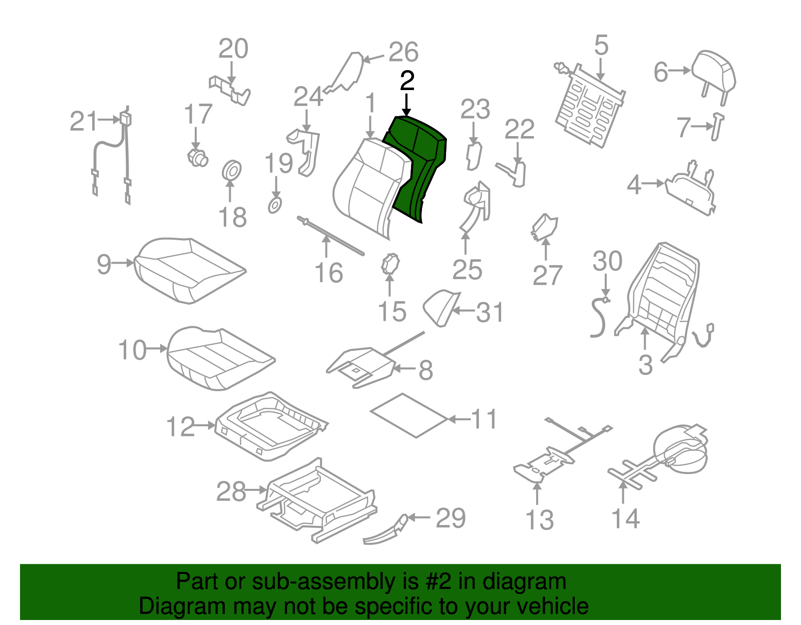 2008 Saturn Astra Pad 13217384 | OEM Parts Online