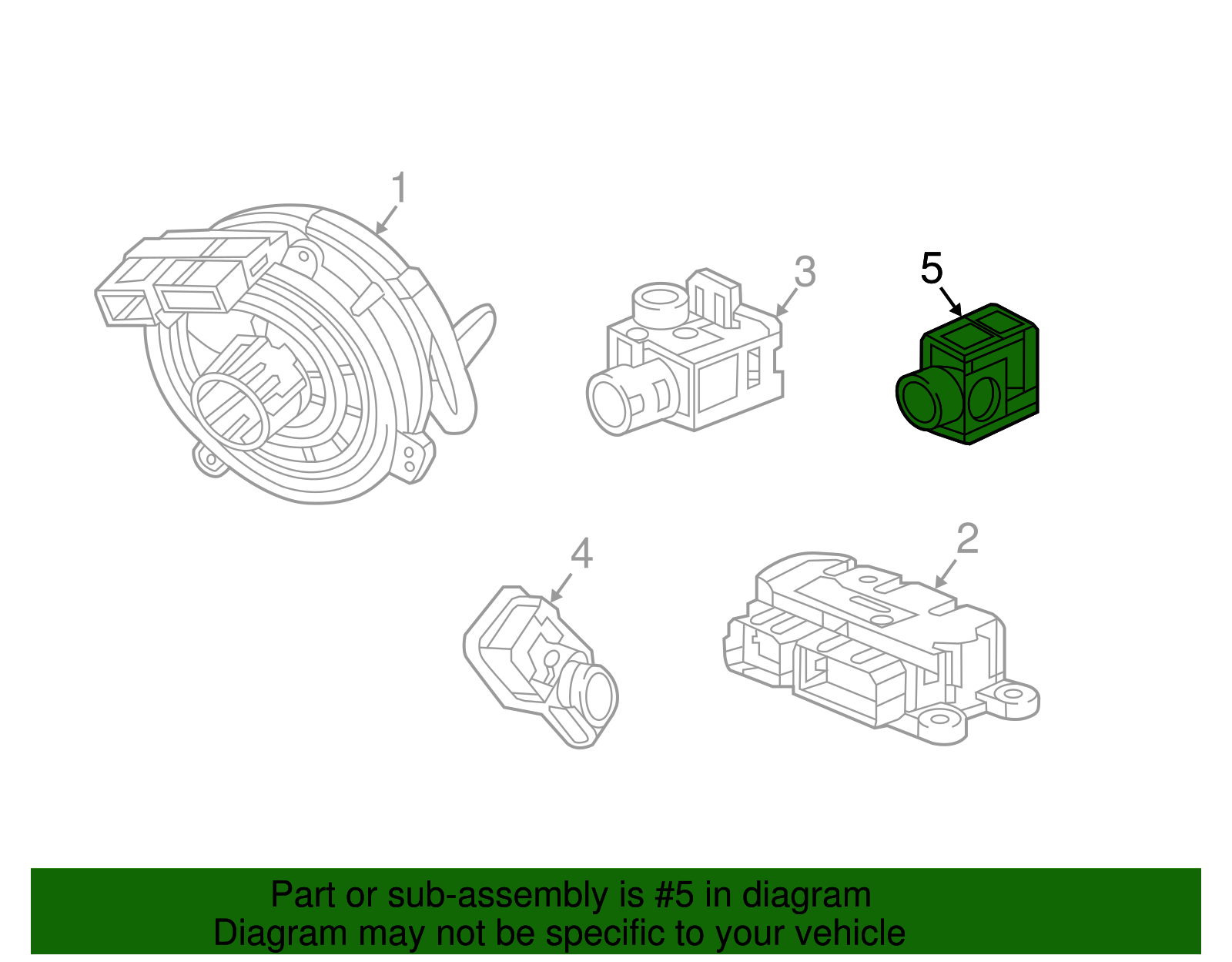 13504470 - Airbag Sensor 2013-2024 GM | Big 3 Auto Parts