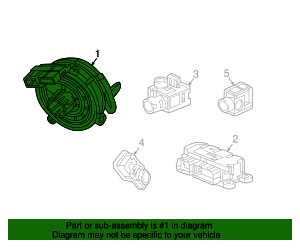2018-2022 GM Steering Wheel Airbag Coil 84316705 GM | GMPartsDirect.com
