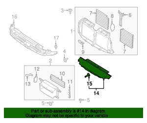 2018-2020 Ford Lower Deflector JL7Z-8327-A | TascaParts.com