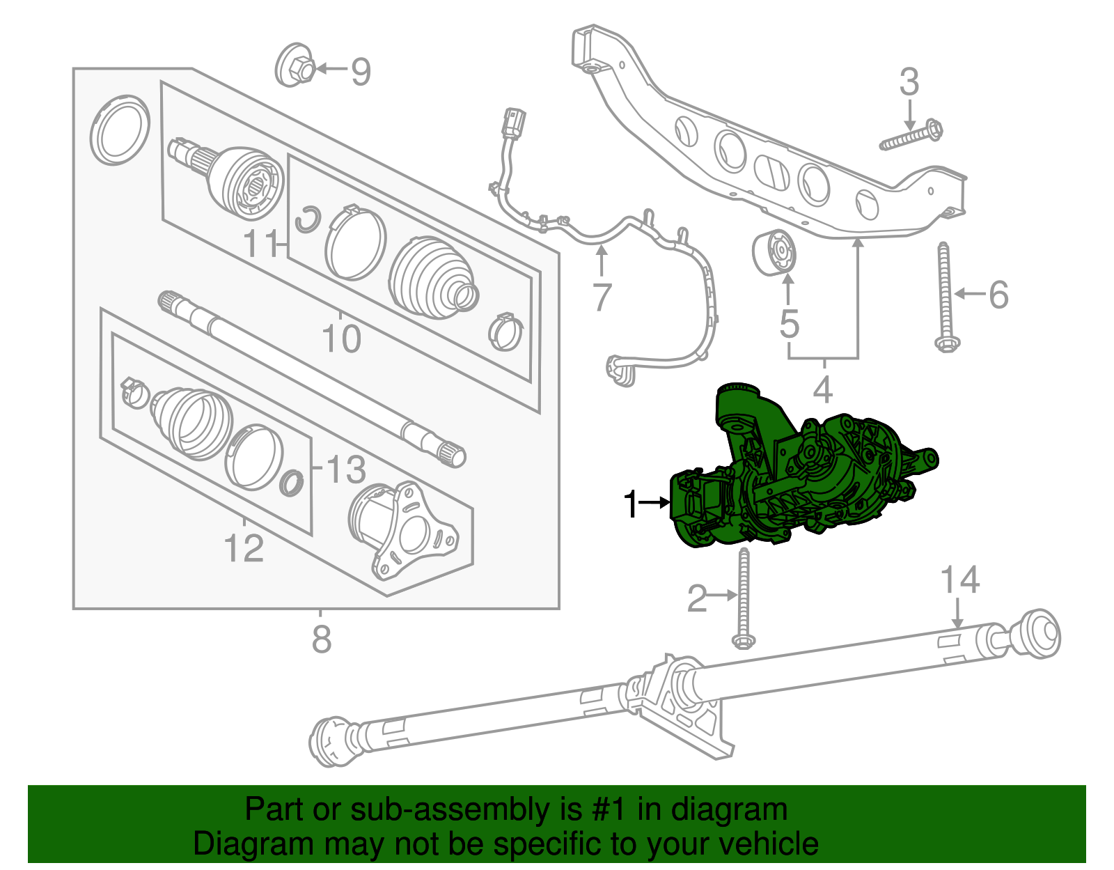 2016-2022 GM Differential Carrier 42769813 GM | GMPartsDirect.com