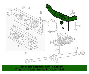 2013-2021 GM Rear Crossmember 42558092 | TascaParts.com