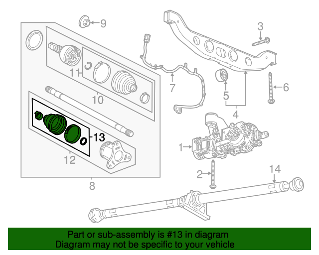 2013-2021 GM Inner Boot 95908486 | GMPartsDirect.com