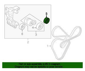 2010-2017 Kia OEM NEW 10-17 Kia Sportage Optima Lower Upper Drive Belt ...