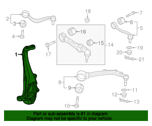 2015-2020 Hyundai Steering Knuckle 51710-B1001 | OEM Parts Online