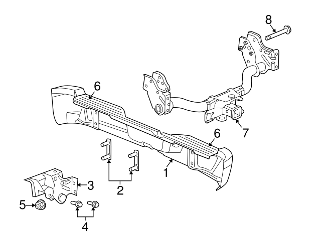 2005-2011 Ram Dakota Step Pad - Driver's Side (LH) 55077943AA ...
