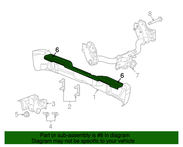2005-2011 Ram Dakota Step Pad - Driver's Side (LH) 55077943AA ...