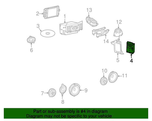 2015-2020 Mercedes-Benz Radio Amplifier 218-900-14-08 | AutoNation Parts