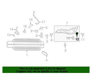 2015-2020 Ford F-150 Trim Support U-Nut W711612-S300 | FordPartsOnSale.com