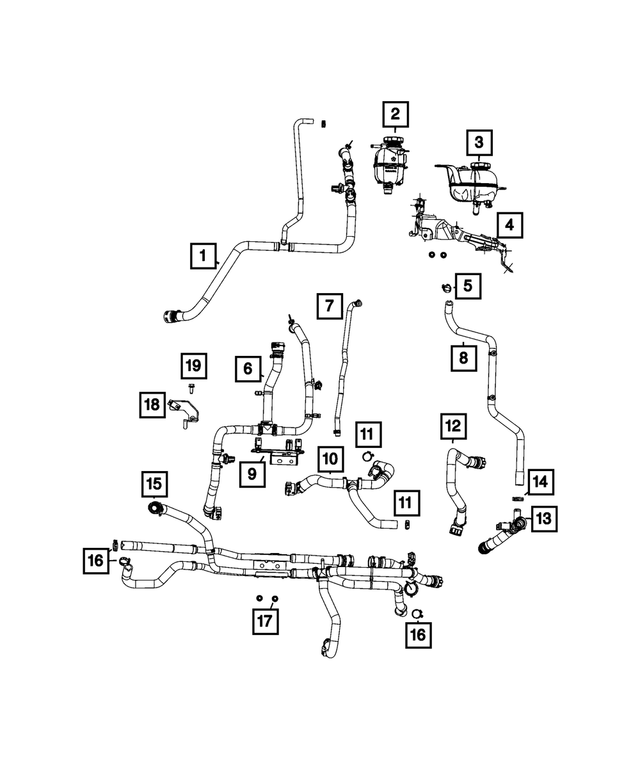 2024 Ram ProMaster EV Coolant Outlet Tube 57008856AB | Canada Mopar ...