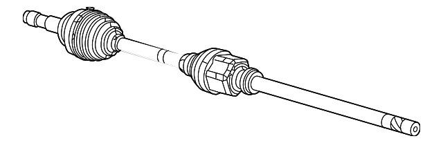 2014-2019 Ram Intermediate Shaft - Passenger Side (RH) 68167997AB ...