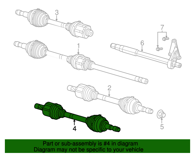 Shaft 68520295AD | TascaParts.com