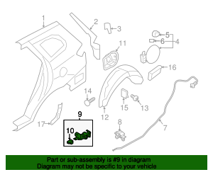 2009-2022 Hyundai Release Handle 81570-2H001 | OEM Parts Online