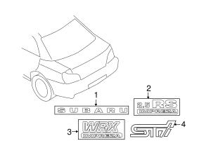2006-2007 Subaru Impreza OEM NEW 2006-2007 Subaru Impreza WRX STI 2.5L ...